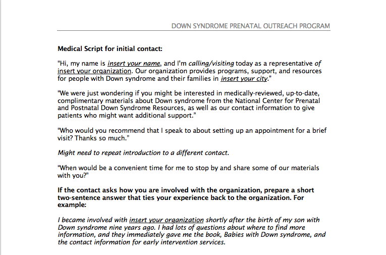 Medical Outreach Script – Lettercase